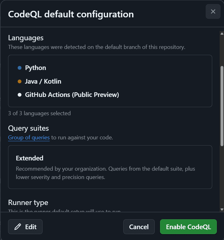 Code Scanning with GitHub and CodeQL - Canarys